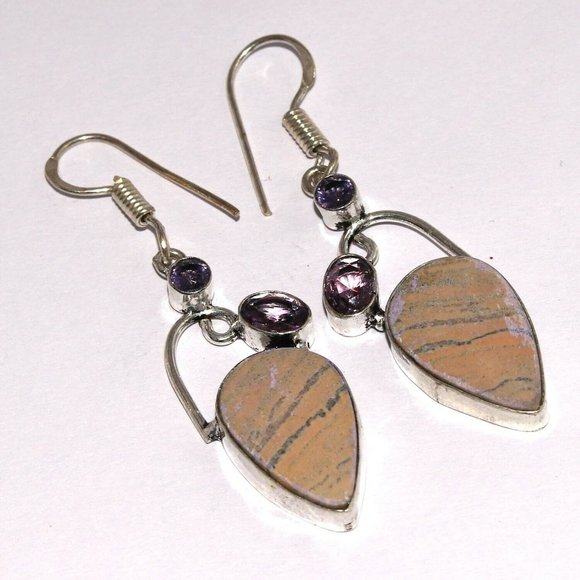 Hand Crafted | Jewelry | Handmade Germany Dendritic 925 Earrings | Poshmark